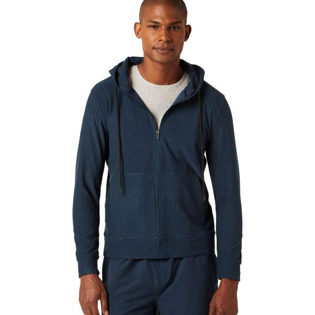 (取寄) ビヨンドヨガ メンズ フリーフィット フルジップ ブーディ - メンズ Beyond Yoga men Freefit Full-Zip Hoodie - Men's Nocturnal Navy