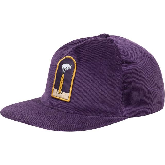 (取寄) バックカントリー サーフ ゴート コーデュロイ スナップバック ハット Backcountry Surf Goat Corduroy Snapback Hat Tillandsia Purple