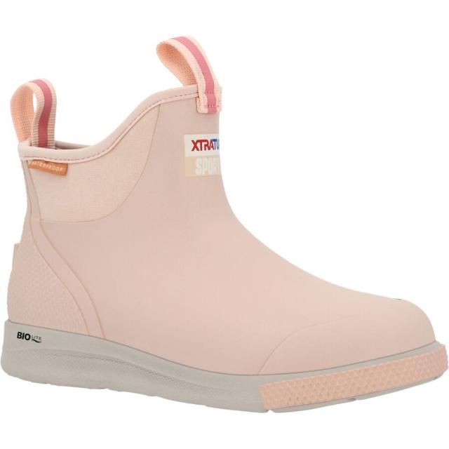 (取寄) エクストラタフ レディース アンクル 6インチ スポーツ デック ブーツ - ウィメンズ Xtratuf women Ankle 6in Sport Deck Boot - Women's Blush Peach