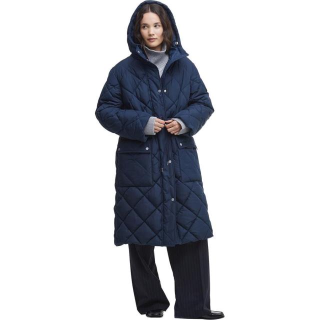 (取寄) バブアー レディース ロミリー キルト ジャケット - ウィメンズ Barbour women Romilly Quilt Jacket - Women's Navy/Sky Dress Tartan