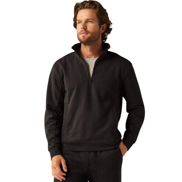 (取寄) ビヨンドヨガ メンズ ラスト レイヤー プルオーバー - メンズ Beyond Yoga men Last Layer Pullover - Men's Black