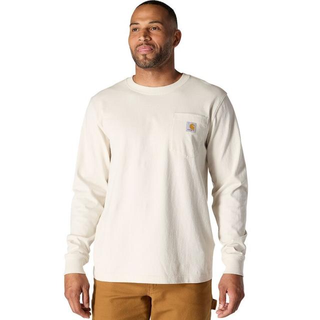 (取寄) カーハート メンズ リラックスド-フィット ヘビーウェイト Ls マウンテン グラフィック T-シャツ - メンズ Carhartt men Relaxed Heavyweight LS Mountain Graphic T-Shirt - Men's Malt