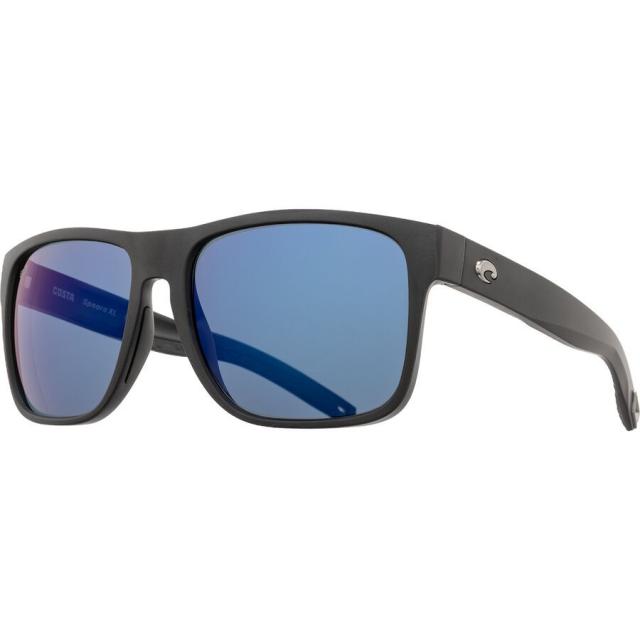 (取寄) コスタ スピアロ Xl 580P サングラス Costa Spearo XL 580P Sunglasses Matte Black/580P Polycarbonate/Gray/Blue Mirror