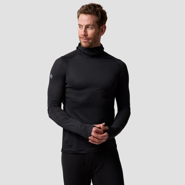 (取寄) バックカントリー メンズ パインズ ベースレイヤー— バラクラバ トップ - メンズ Backcountry men Pines Microgrid Ultra-LT Baselayer Balaclava Top - Men's Black