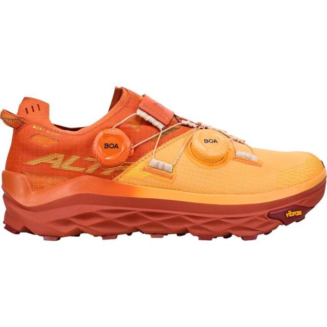 (取寄) アルトラ レディース モン ブランク ボア トレイル ランニング シューズ - ウィメンズ Altra women Mont Blanc BOA Trail Running Shoe - Women's Golden Hour