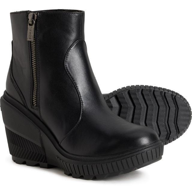 (取寄) ソレル レディース オナ アベ ジップ ウェッジ ブーツ Sorel women Ona Ave Zip Wedge Boots (For Women) Black/Black