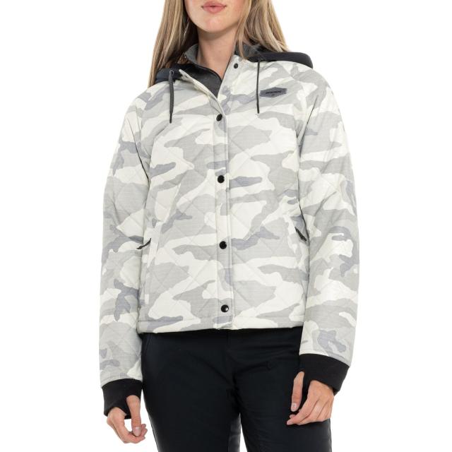 (取寄) シックスエイトシックス ローレル ジャケット - ウォータープルーフ, インサレーテッド 686 Laurel Jacket - Waterproof, Insulated  White Camo