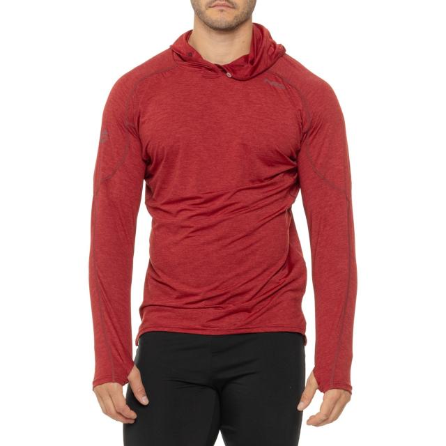 (取寄) エヌアールエス シルクウェイト フーデット シャツ - Upf 50以上, ロング スリーブ NRS Silkweight Hooded Shirt - UPF 50+, Long Sleeve  Vino