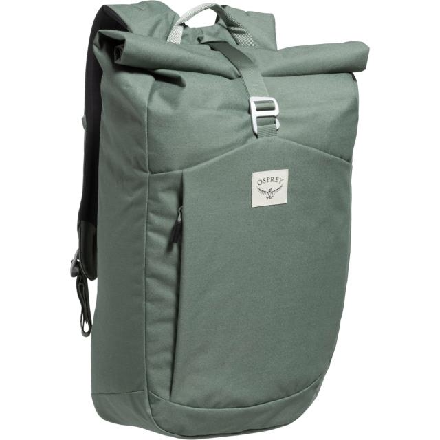 (取寄) オスプレー アーケイン ロールトップ 22 エル バックパック - パイン リーフ グリーン ヘザー Osprey Arcane Roll-Top 22 L Backpack - Pine Leaf Green Heather  Pine Leaf Green Heather