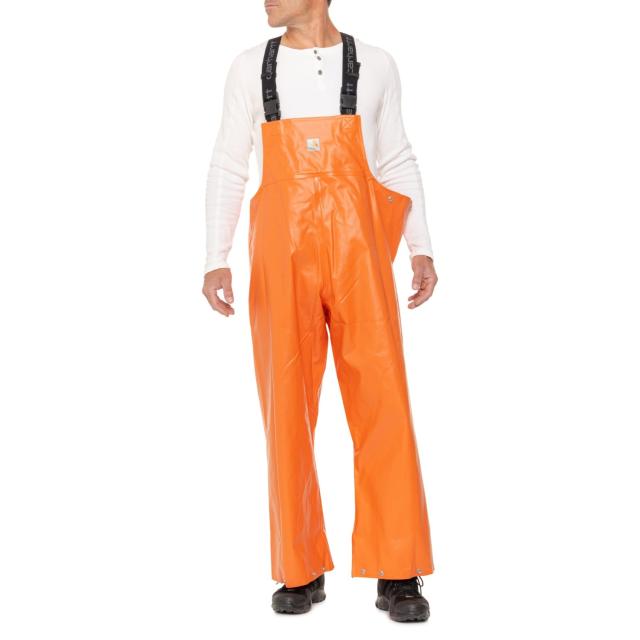 (取寄) カーハート ベルファスト ビブ オーバーオール - ウォータープルーフ Carhartt 101982 Belfast Bib Overalls - Waterproof Orange