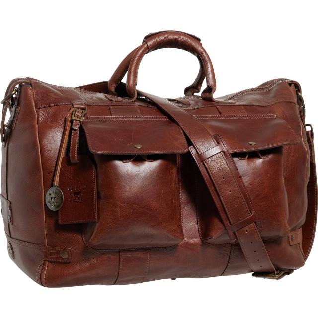 (取寄) トラベル ダッフル バッグ - コニャック Will Leather Goods Travel Duffel Bag - Cognac  Cognac
