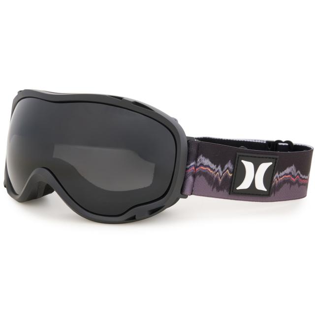 (取寄) ハーレー ソア スフェリカル スキー ゴーグルズ Hurley Soar Spherical Ski Goggles  Black/Dk Grey