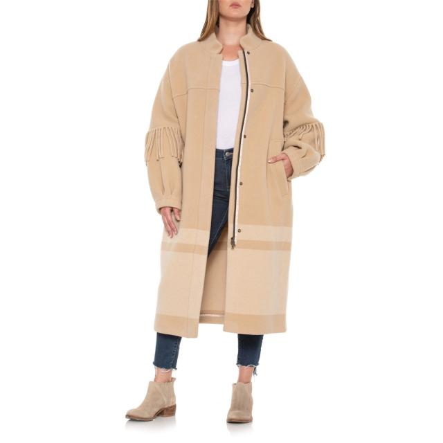 (取寄) ボグナー マルー コート - バージン ウール Bogner Malou Coat - Virgin Wool  Desert Sand