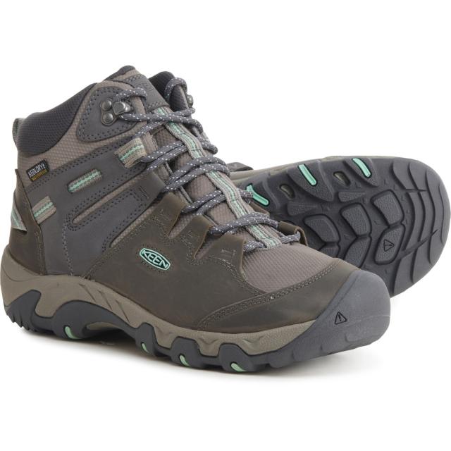 (取寄) キーン メンズ スティーンズ ミッド ハイキング ブーツ Keen men Steens Mid Hiking Boots (For Men)  Steel Grey/Ocean Wave