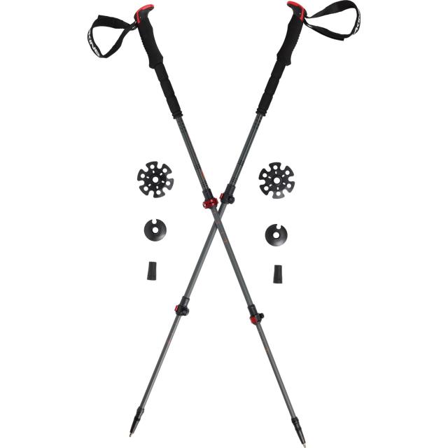 (取寄) ダカイン カーボン エクスプロア シリーズ トレッキング ポールズ - ペア DaKine Carbon Explore Series Trekking Poles - Pair  Castle Rock/Sunfire
