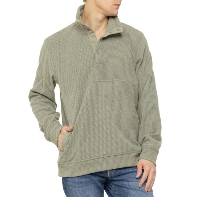 (取寄) アウトドア リサーチ トレイル ミックス リ シャツ - スナップ ネック, ロング スリーブ Outdoor Research Trail Mix II Shirt - Snap Neck, Long Sleeve  Flint