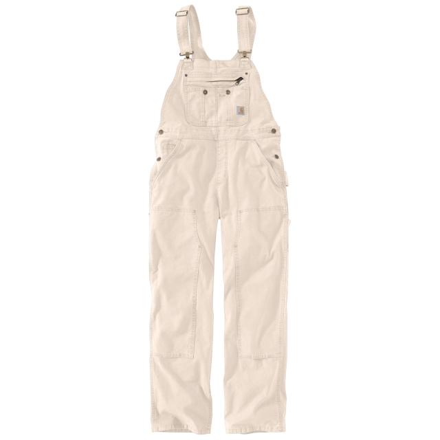 (取寄) カーハート 102438 プラス ラギッド フレックス ルーズ フィット キャンバス ビブ オーバーオール Carhartt 102438 Plus Rugged Flex Loose Fit Canvas Bib Overalls Natural