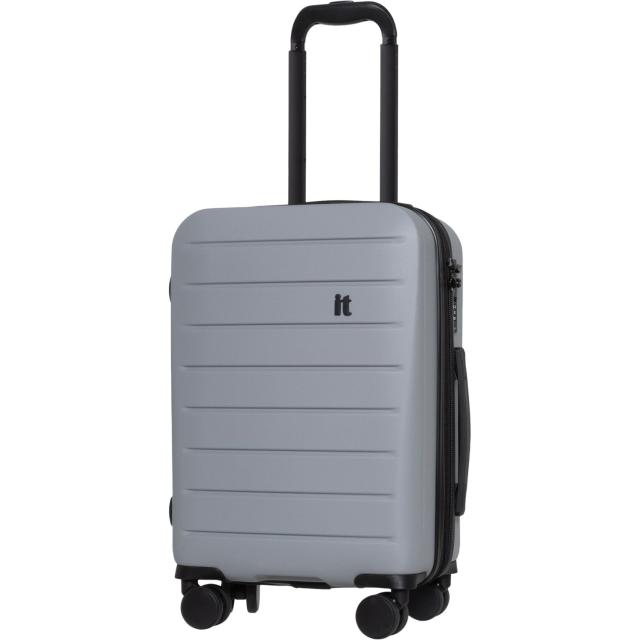 (取寄) ITラゲッジ 21.3インチ レギオン キャリーオン スピナー スーツケース - ハードサイド, シルバー IT Luggage 21.3” Legion Carry-On Spinner Suitcase - Hardside, Silver  Silver