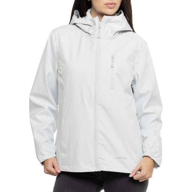 (取寄) ランズエンド システムズ スリーインワン フリース インナー ジャケット Lands' End Systems 3-in-1 Fleece Inner Jacket Dove