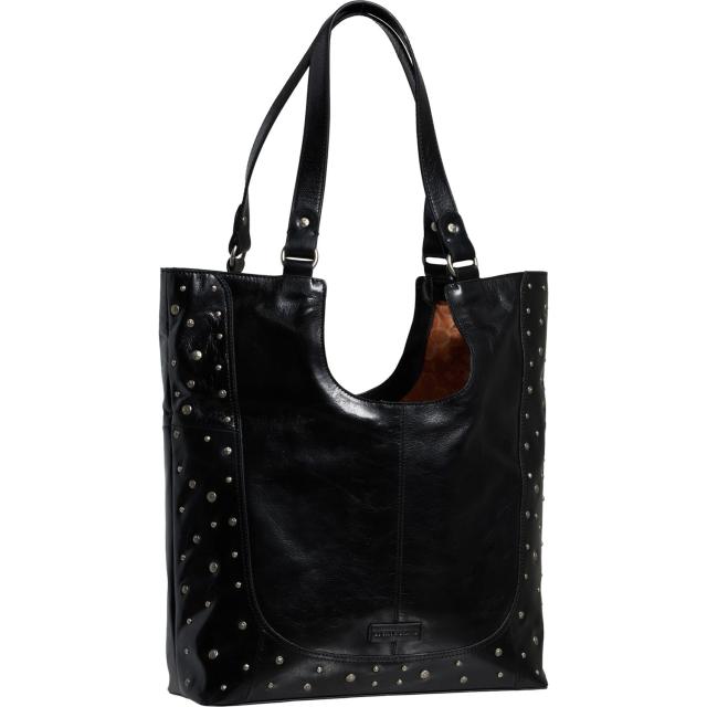 (取寄) ラッキーブランド トート バッグ - レザー Lucky Brand Ivla Tote Bag - Leather Black