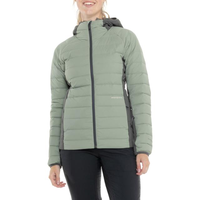 (取寄) アーティレクト ディバイド フュージョン ストレッチ ダウン フーデット ジャケット - 700 フィル パワー ARTILECT Divide Fusion Stretch Down Hooded Jacket - 700 Fill Power  Sea Spray/Ash