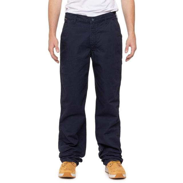 (取寄) カーハート 100791 フレームレジスタント ウォッシュド ダック ワーク ダンガリー パンツ Carhartt 100791 Flame-Resistant Washed Duck Work Dungaree Pants Dark Navy