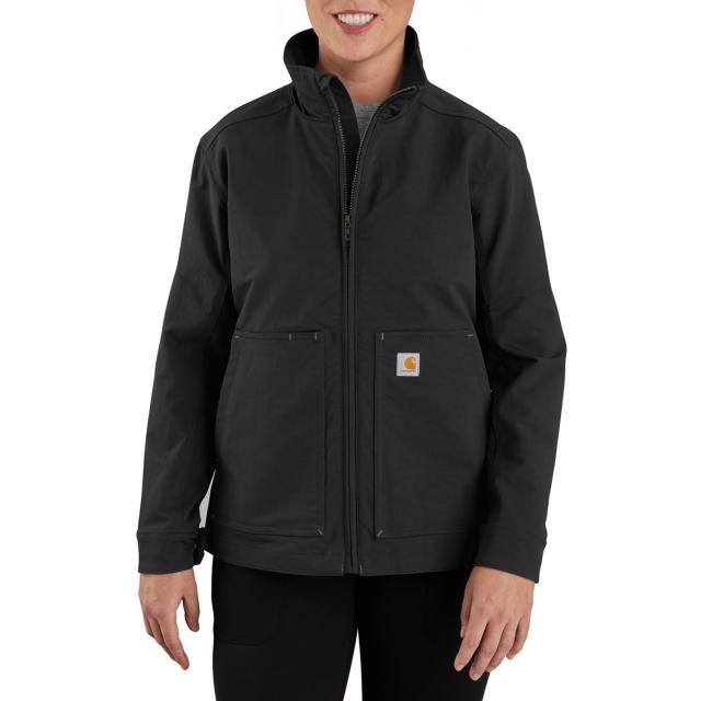 (取寄) カーハート スーパー ダックス ライトウェイト ソフトシェル ジャケット - リラックスド-フィット フィット Carhartt 105536 Super Dux Lightweight Softshell Jacket - Relaxed Fit Black