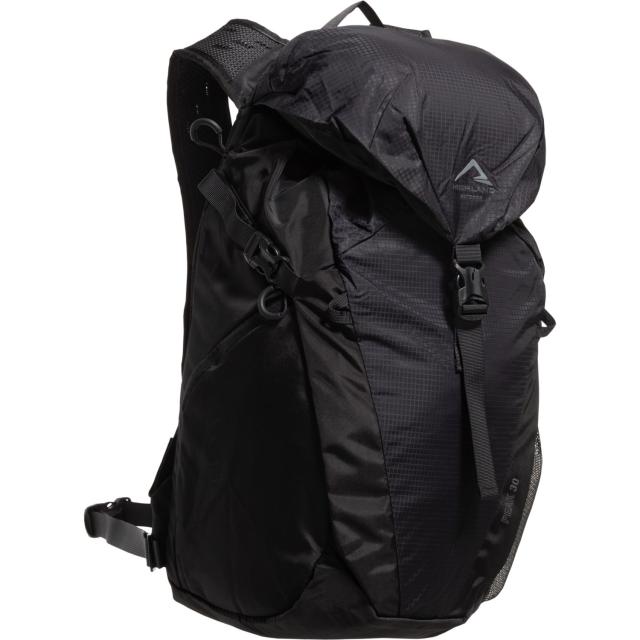 (取寄) ハイランドアウトドア ピーク 30 エル バックパック - ブラック HIGHLAND OUTDOOR Peak 30 L Backpack - Black  Black