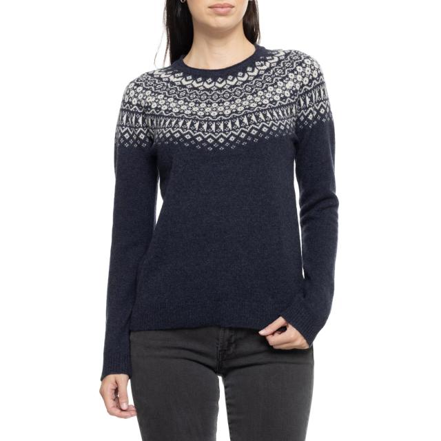 (取寄) タビサウェッブ フェア アイル セーター - ラムウール Tabitha Webb Fair Isle Sweater - Lambswool  Navy