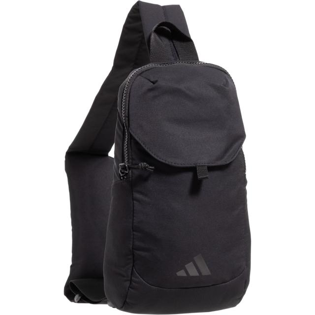(取寄) アディダス エッセンシャル 3 スリング クロスボディ バッグ adidas Essentials 3 Sling Crossbody Bag  Black