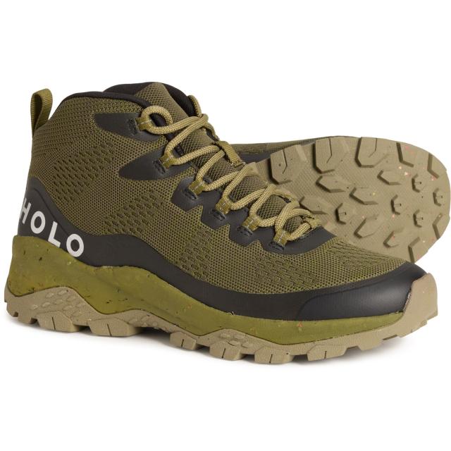(取寄) ホロ メンズ トロイ ミッド ハイキング ブーツ HOLO men Troy Mid Hiking Boots (For Men)  Avocado