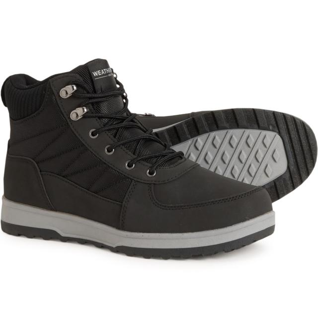 (取寄) ウェザープルーフ メンズ ハイキング ブーツ Weatherproof men Stollcol Hiking Boots (For Men)  Black