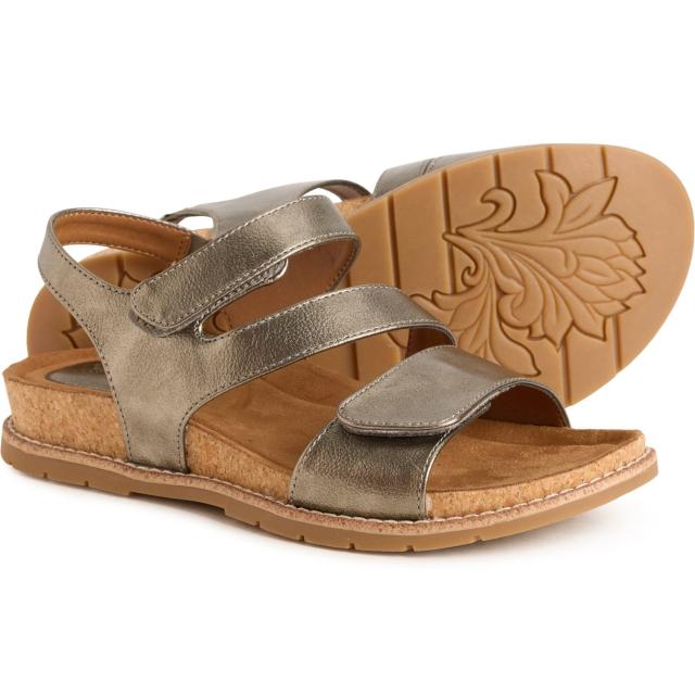 (取寄) ユーロソフトバイソフト レディース ギブス サンダル Eurosoft by Sofft women Gibbs Sandals (For Women)  Pewter