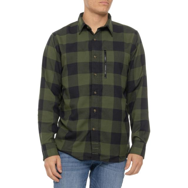 (取寄) フライロー アンガス フランネル シャツ - ロング スリーブ Flylow Angus Flannel Shirt - Long Sleeve  Pine/Black