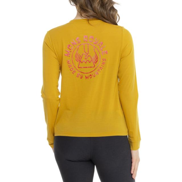 (取寄) モンスロイヤル アイコン リラックスド-フィット シャツ - メリノ ウール, ロング スリーブ Mons e Icon Relaxed Shirt - Merino Wool, Long Sleeve  Tumeric