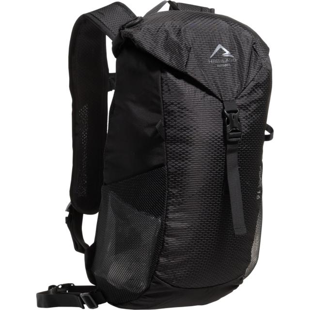 (取寄) ハイランドアウトドア ピーク 16 エル バックパック - ブラック HIGHLAND OUTDOOR Peak 16 L Backpack - Black  Black