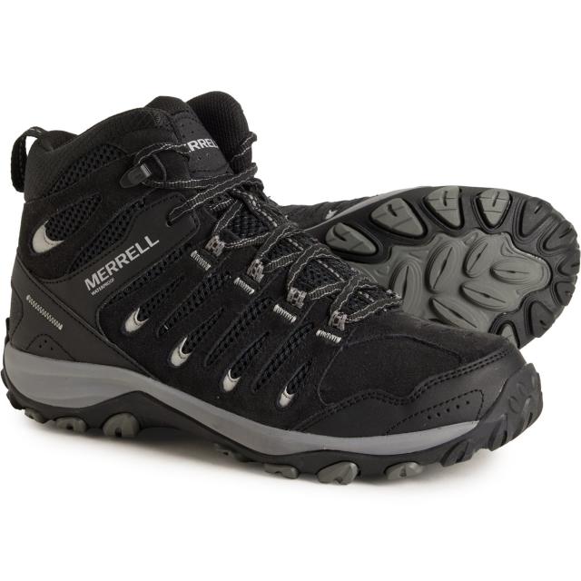 (取寄) メレル メンズ クロスランダー 3 ミッド ハイキング ブーツ Merrell men Crosslander 3 Mid Hiking Boots (For Men)  Black Charcol