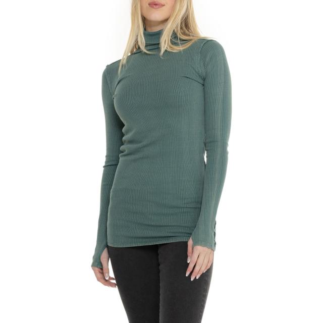 (取寄) フリーピープル ブリン タートルネック セーター Free People Brynn Turtleneck Sweater  Uncut Emerald