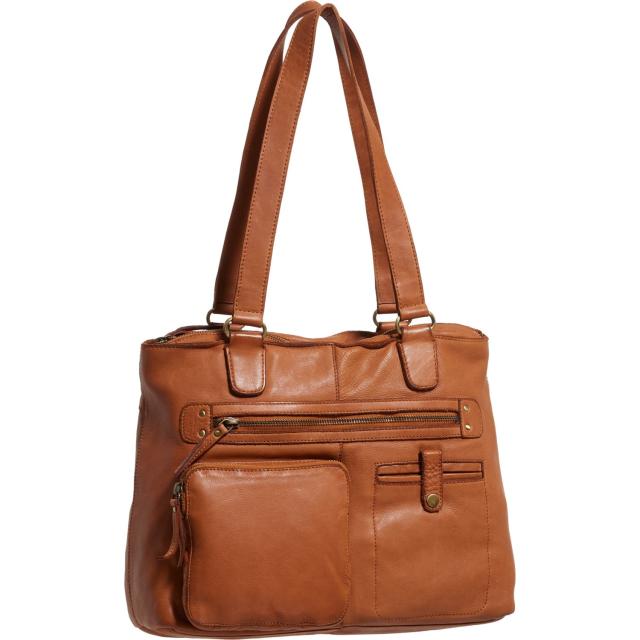 (取寄) イースト ウェスト トート バッグ MARTA PONTI East West Tote Bag  Tan