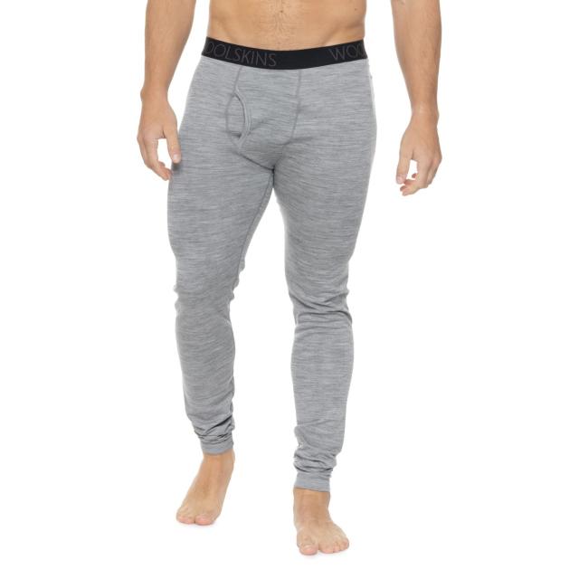 (取寄) テラマー ウールスキンズ ベース レイヤー パンツ - Upf 50, メリノ ウール Terramar Woolskins Base Layer Pants - UPF 50, Merino Wool  Light Grey Heather