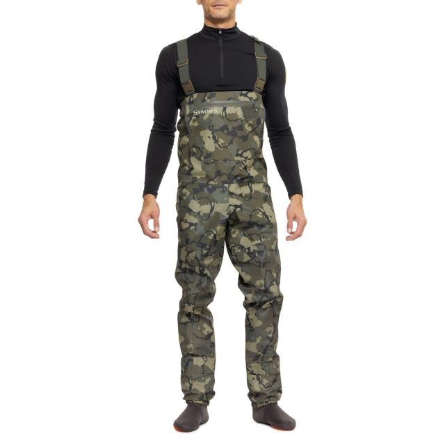 (取寄) シムス メンズ トリビュータリー ストッキングフット ウェーダーズ Simms men Tributary Stockingfoot Waders (For Men)  Regiment Camo/Olive Drab