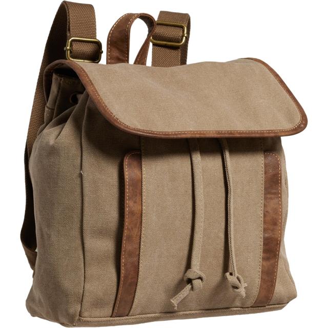 (取寄) ウォッシュド キャンバス バックパック - カーキ Cargo It Washed Canvas Backpack - Khaki  Khaki