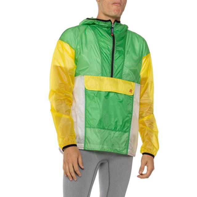 (取寄) パーフェクトモーメント ウルトラライト ウィンドブレーカー ブーディ - ジップ ネック PERFECT MOMENT Ultralight Windbreaker Hoodie - Zip Neck  Nordic Green/ Citron