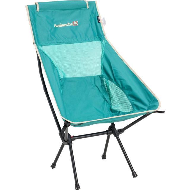 (取寄) アヴァランチ コラプシブル アルミニウム アンド メッシュ チェアー Avalanche Collapsible Aluminum and Mesh Chair Green