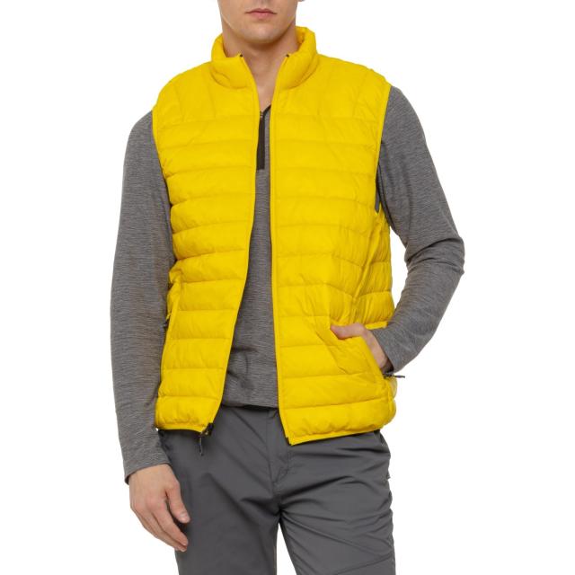 (取寄) ホーク＆コー プリマロフト キルテッド パッカブル ベスト - インサレーテッド Hawke & Co PrimaLoft Quilted Packable Vest - Insulated  Pale Gold