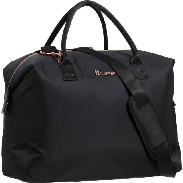 (取寄) ITラゲッジ チャーマー ウィークエンダー ダッフル バッグ - ブラック IT Luggage Charmer Weekender Duffel Bag - Black  Black