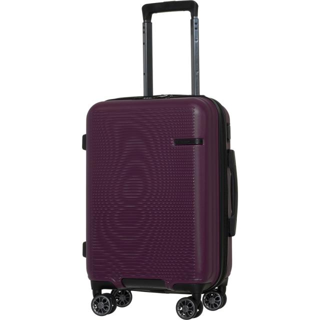 (取寄) ブルックストーン 21インチ ネルソン キャリーオン スピナー スーツケース - ハードサイド, エクスパンダブル, プラム Brookstone 21” Nelson Carry-On Spinner Suitcase - Hardside, Expandable, Plum  Plum