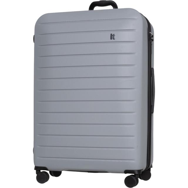 (取寄) ITラゲッジ 31.5インチ レギオン スピナー スーツケース - ハードサイド, エクスパンダブル, シルバー IT Luggage 31.5” Legion Spinner Suitcase - Hardside, Expandable, Silver  Silver