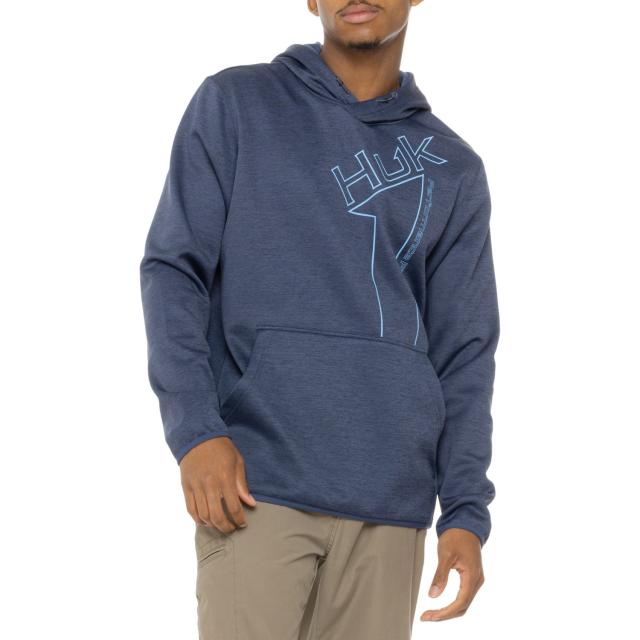 (取寄) ハック グラフィック ブーディ Huk Coldfront+ Graphic Hoodie  Nvl Aca Hthr