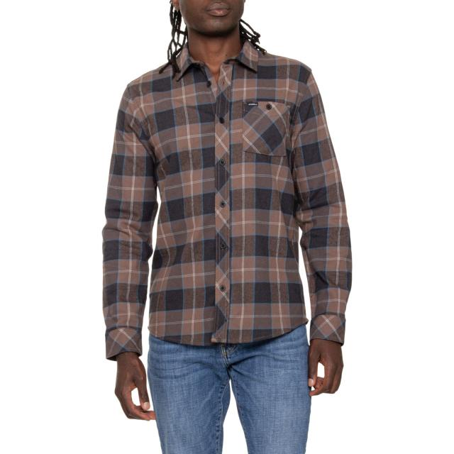 (取寄) オニール ポートランド ストレッチ フランネル シャツ - ロング スリーブ O'Neill Portland Stretch Flannel Shirt - Long Sleeve  Chocolate Chip